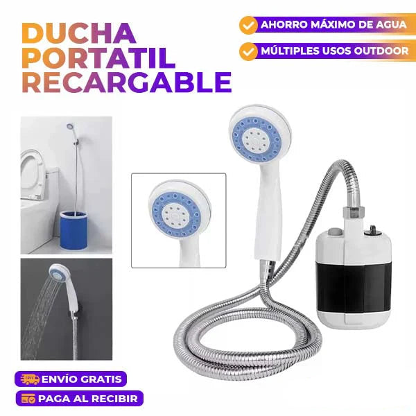 DUCHA PORTATIL RECARGABLE – NuForm Republica Dominicana